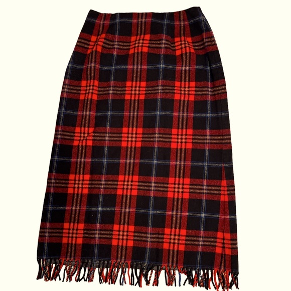 Pendleton | Skirts | Vintage Pendleton Plaid Midi Skirt | Poshmark